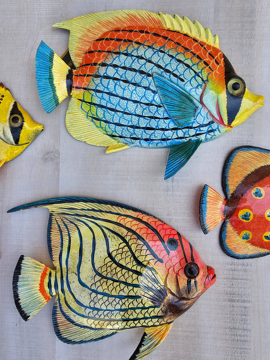 Tropical Fish wall decor - Set #2 – Tiki Decor Plus