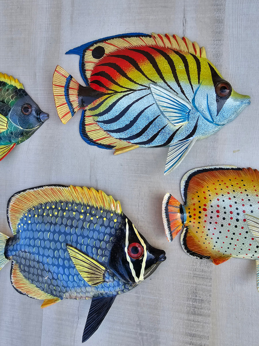 Tropical Fish wall decor - Set #4 – Tiki Decor Plus