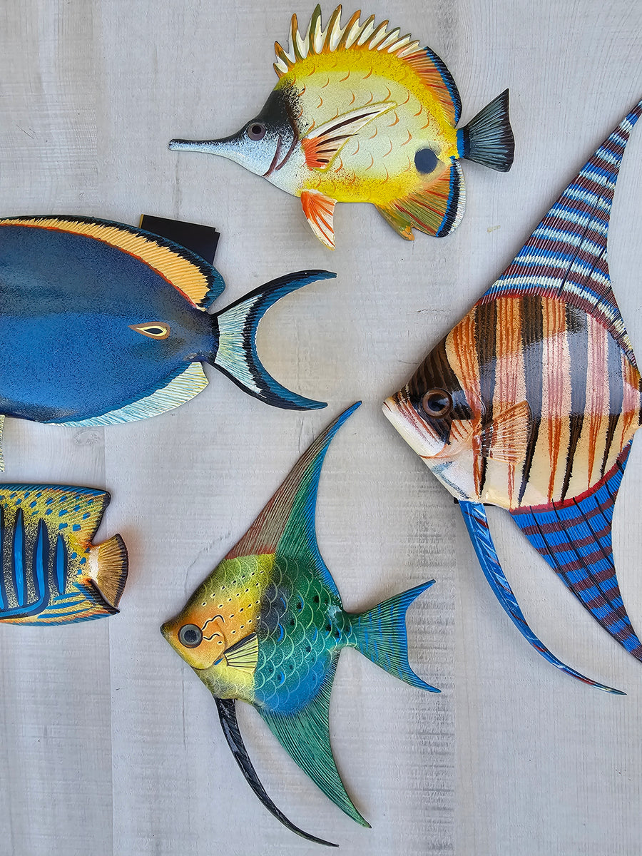 Tropical Fish wall decor - Set #8 – Tiki Decor Plus