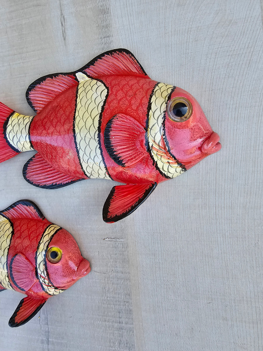 Tropical Fish wall decor (Set of 2 or Qty 4 both sets) – Tiki Decor Plus